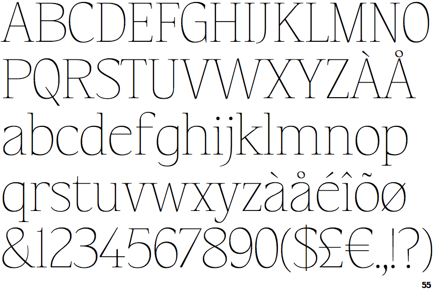 Identifont - Eternal Condensed Thin