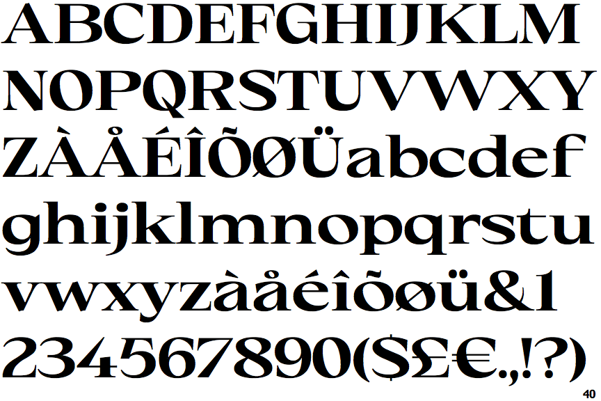 Identifont - Eternal Semi Large Bold