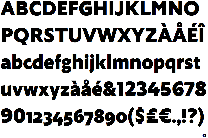 Identifont - Galice Black