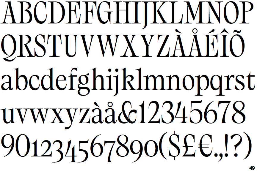 Identifont - Nuances Condensed