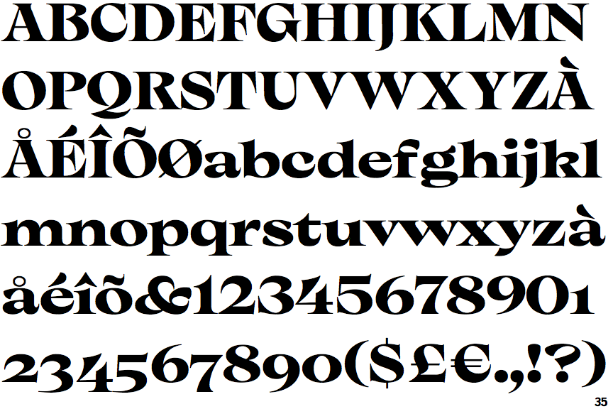 Identifont - Nuances Extended Bold