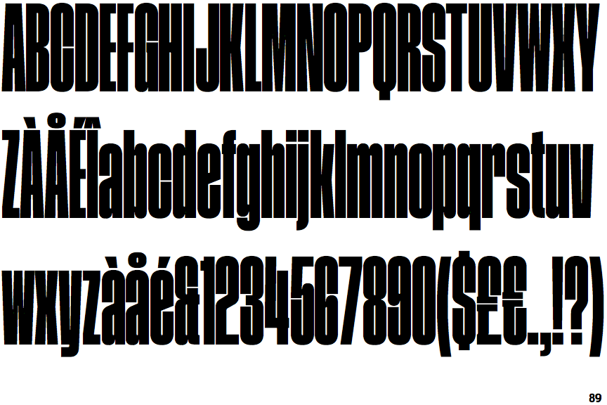 Identifont - Phill Compressed Bold