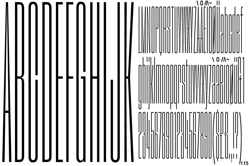 Identifont - Phill Compressed Thin