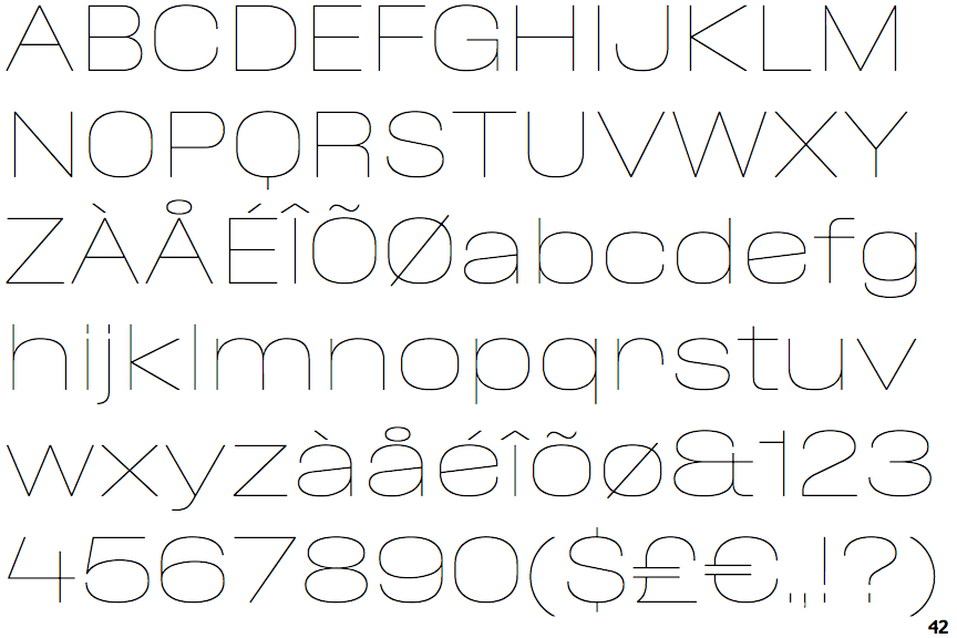 Identifont - Phill Expanded Thin
