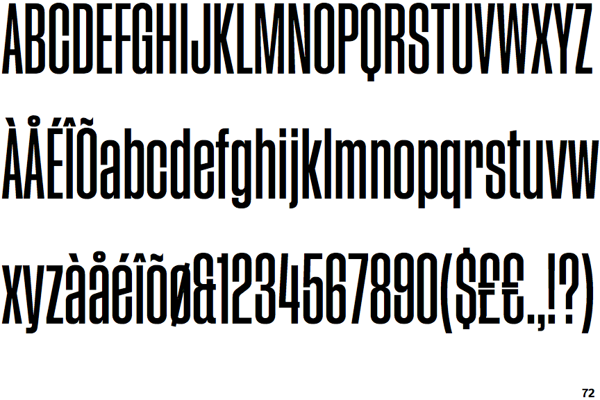 Identifont - Phill Extra Condensed