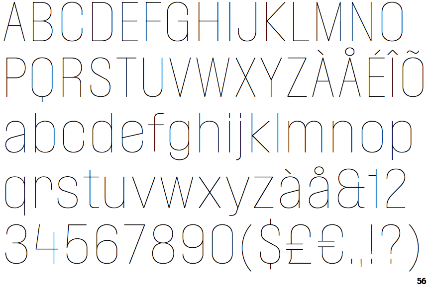 Identifont - Phill Thin