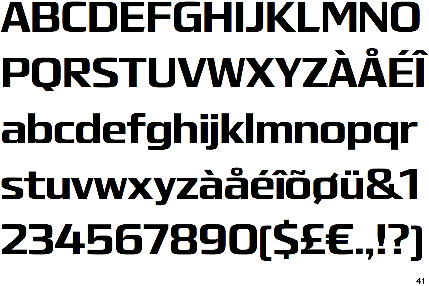 Identifont - Quadro Bold
