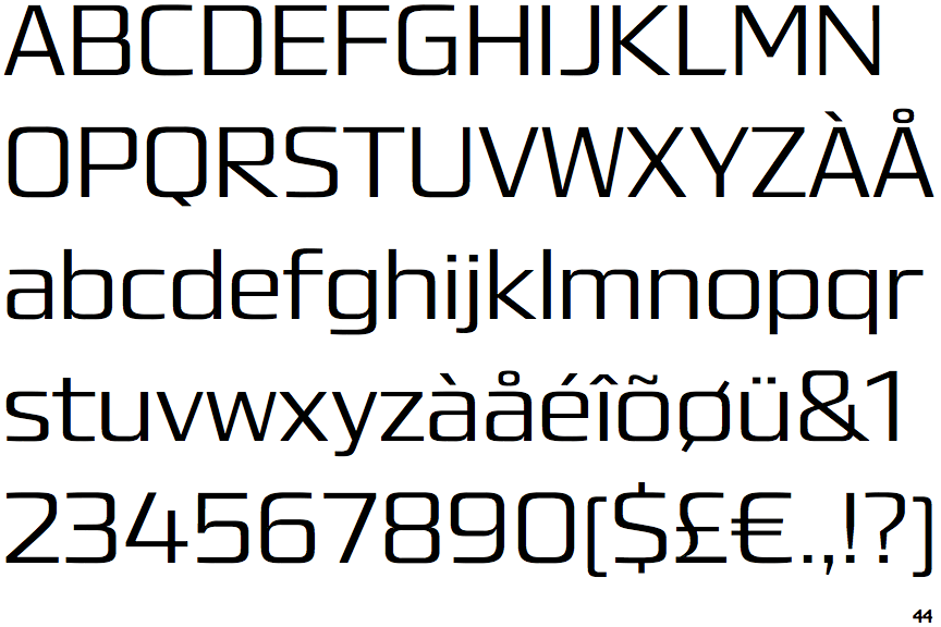 Identifont - Quadro Light