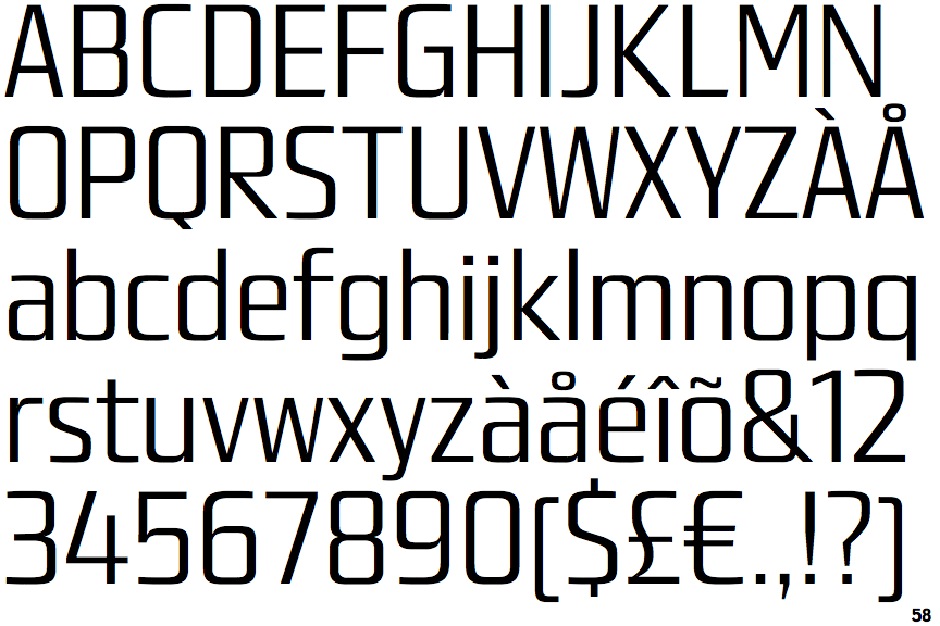Identifont - Quadro Narrow Light