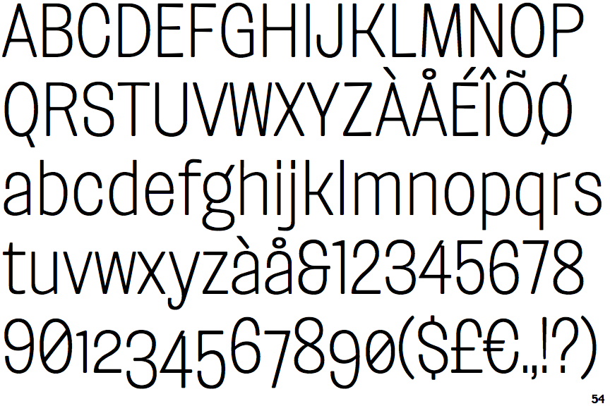 Identifont - Routine Thin