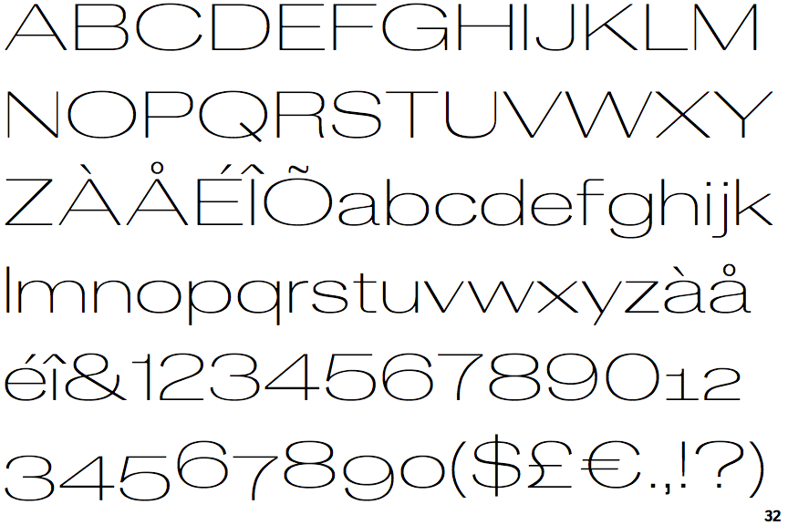 Identifont - Rules Gothic Expanded Thin