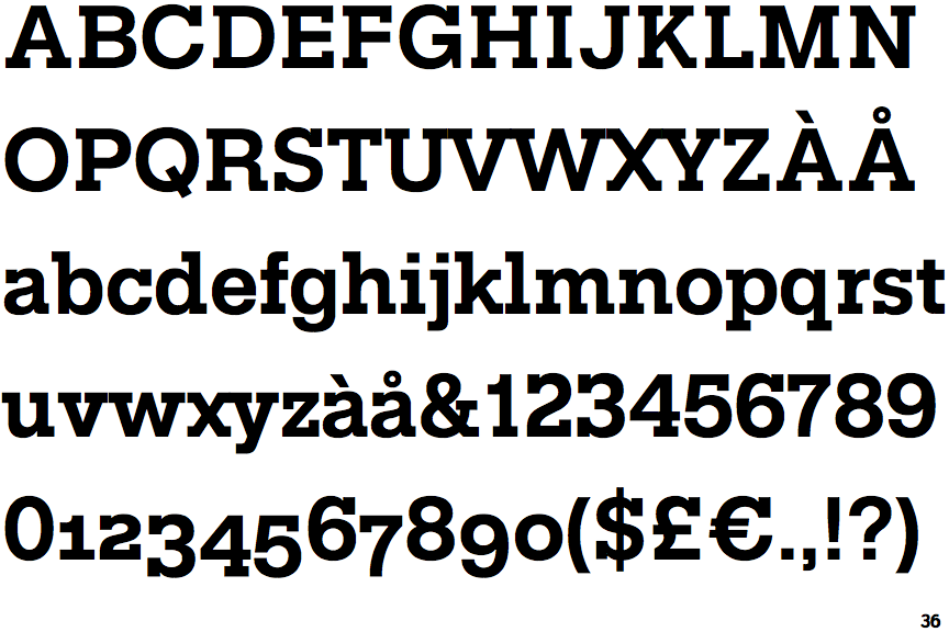 Identifont - Rules Slab Bold