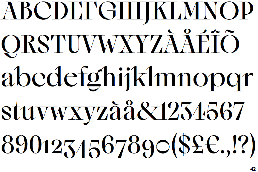 Identifont - Sagittaire Display