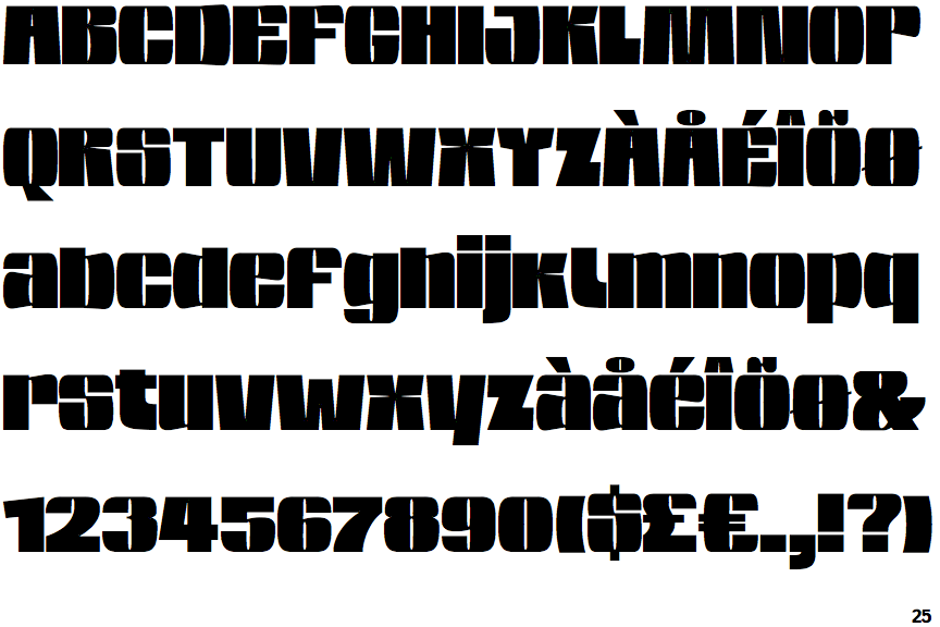 Identifont - Sature Bold