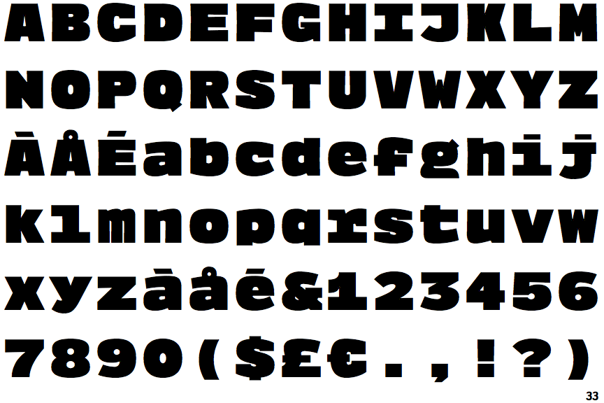 Identifont - Square Mono Heavy