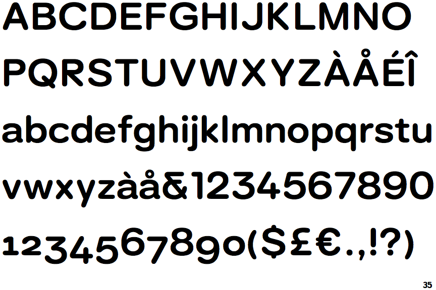 Identifont - Surt Rounded Expanded Bold