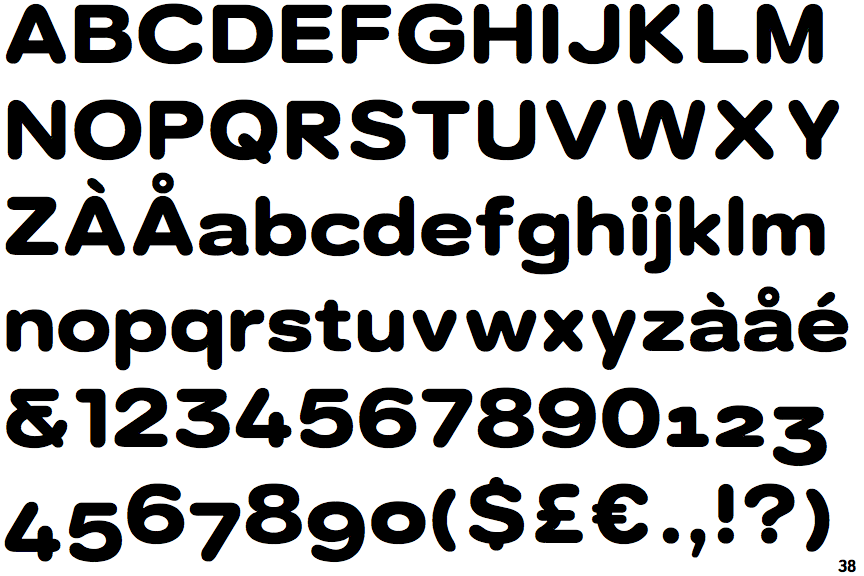 Identifont - Surt Rounded Extended Black