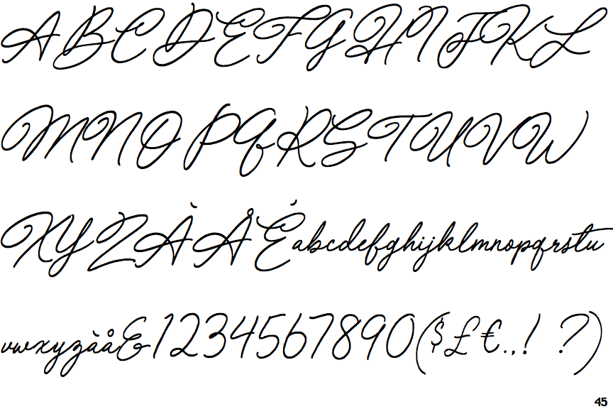 Identifont - Special Touch