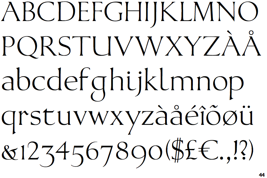 Identifont - Tradition