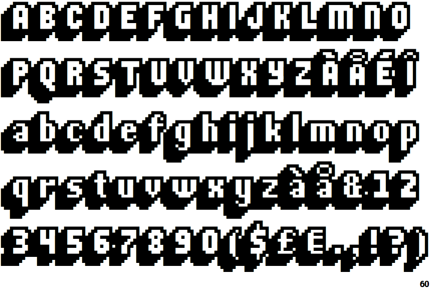 Identifont - Marvin Black Pixel