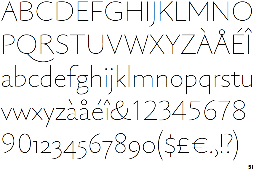 Identifont - Gaultier Thin