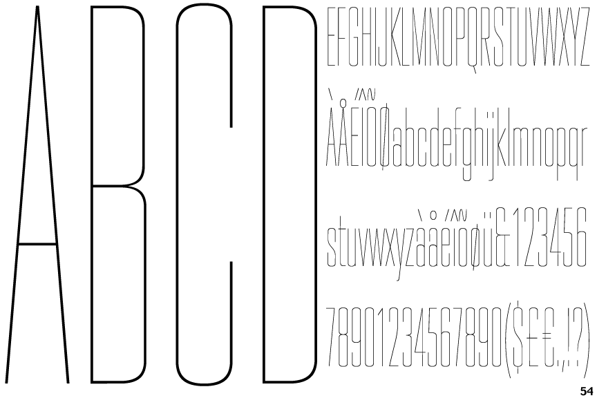 Identifont - Podium Sharp 2.1