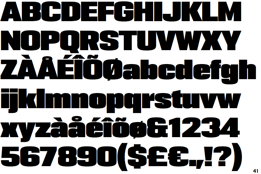 Identifont - Podium Sharp 5.13