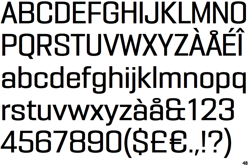 Identifont - Podium Sharp 5.7