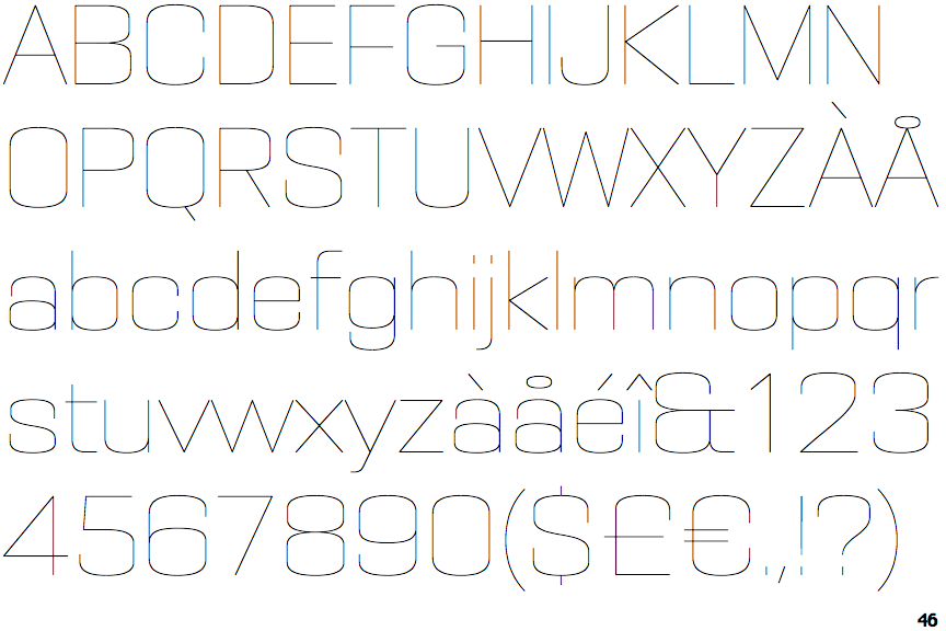 Identifont - Podium Sharp 7.1
