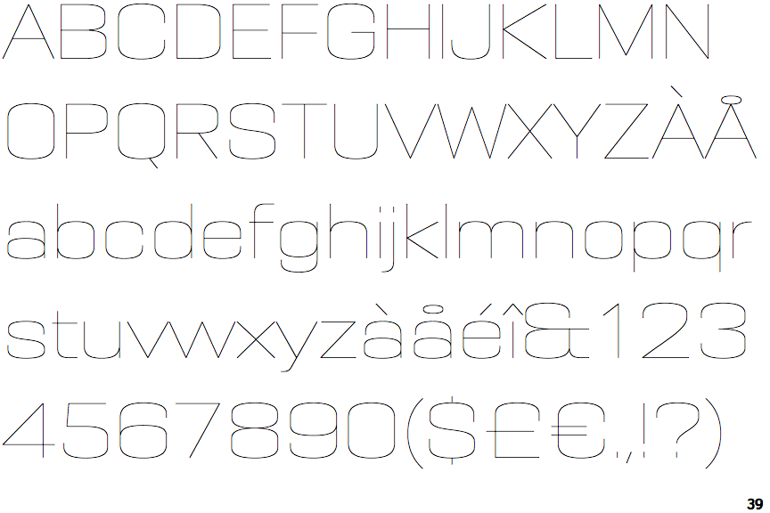 Identifont - Podium Sharp 8.1