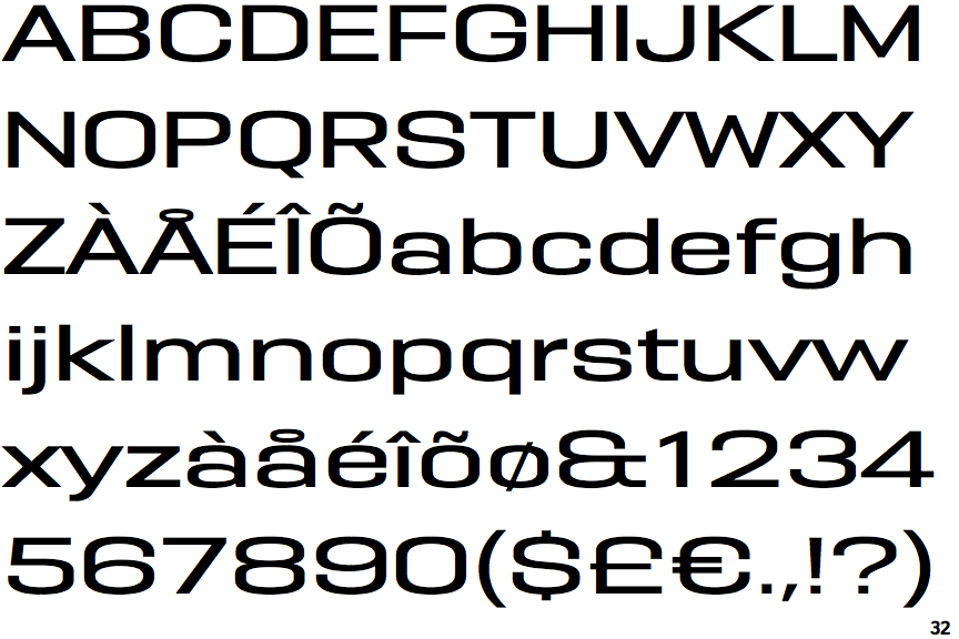Identifont - Podium Sharp 9.7