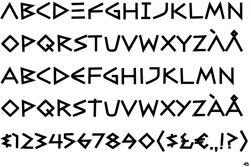 Identifont - Caesar Brute Bold