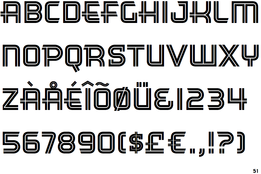 Identifont - Cinema Gothic Inline