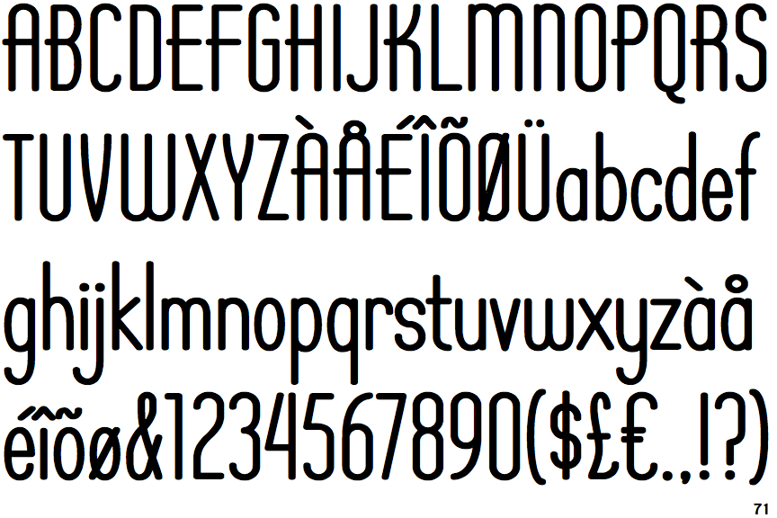 Identifont - Operator Nine Bold
