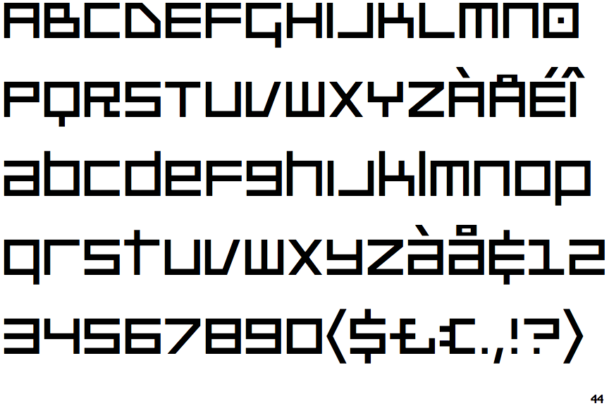 Identifont - Platinum Beat