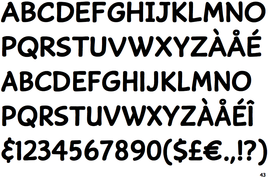 Identifont - Caper Comic Bold