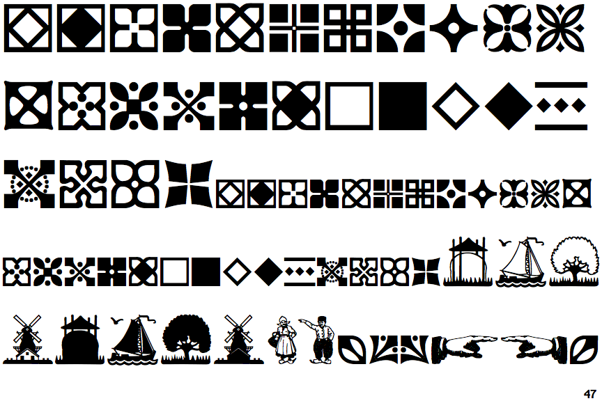 Identifont - Dutch Mediaeval Ornaments