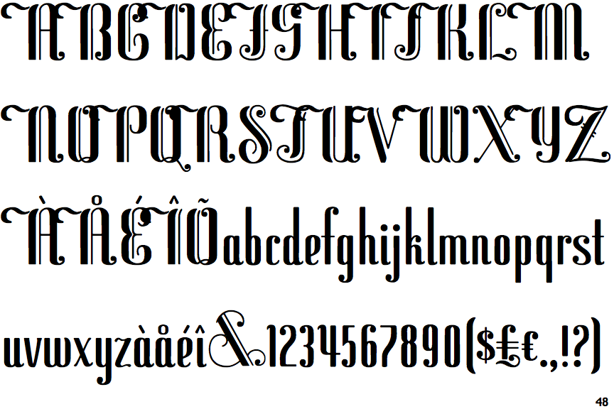 Identifont - Flirt Deco Bold