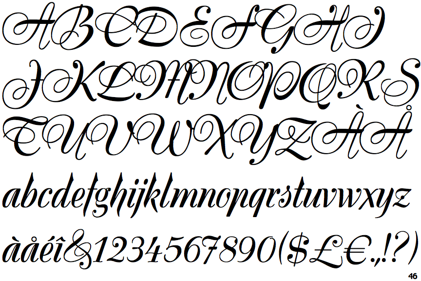 Identifont - Silk Script