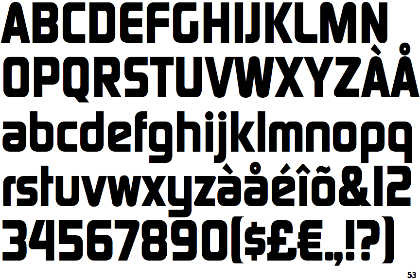 Identifont - Sol Condensed Black