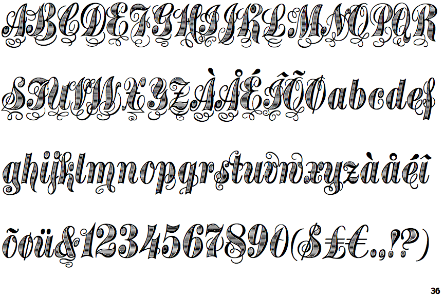 Identifont - Treasury Platinum
