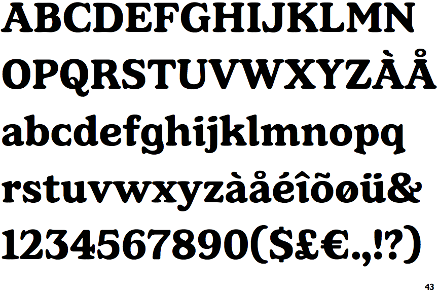 Identifont - CA Edwald Bold