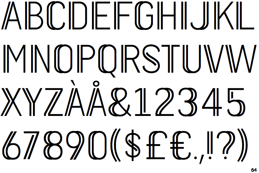 Identifont - CA Fourty Open