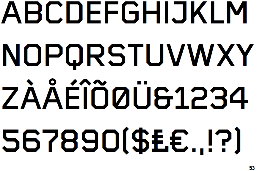 Identifont - CA Mechano