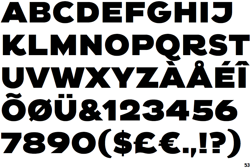 Identifont - CA Negroni Black