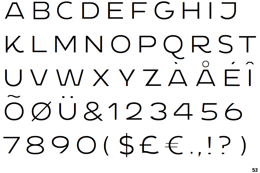 Identifont - CA Negroni Fill