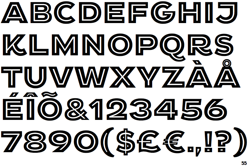 Identifont - CA Negroni Inline