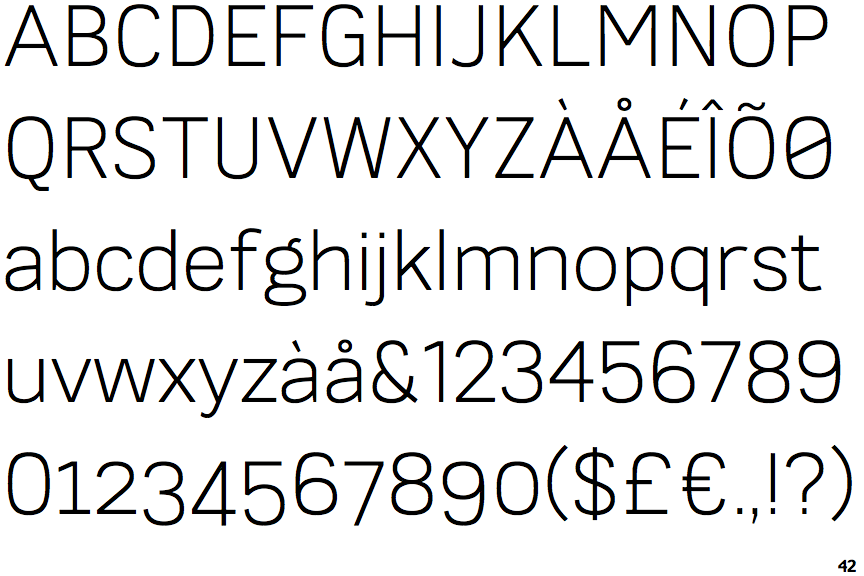 Identifont - CA Zentrum Wide Light