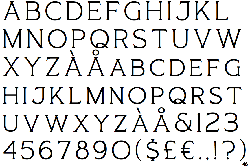 Identifont - Capstone Hairline