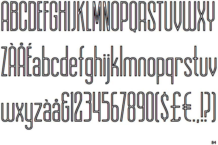 Identifont - Skyward Rounded Inline